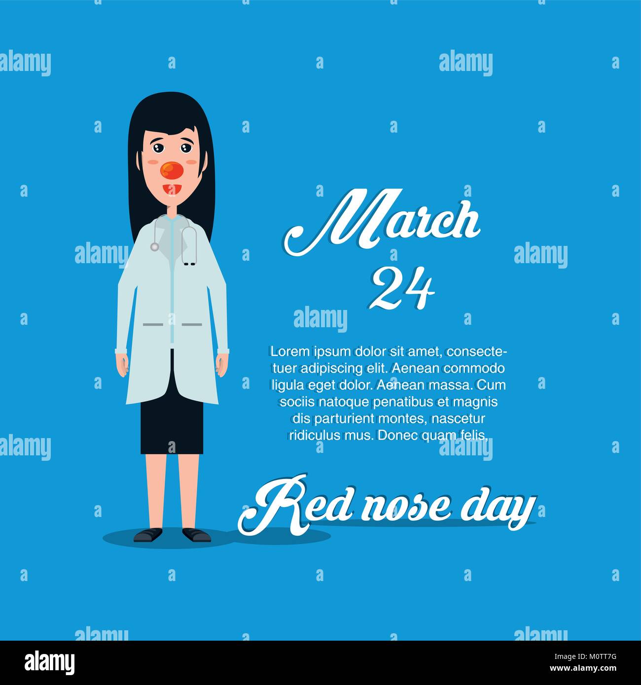 Red nose day design Stock Vector Image & Art - Alamy