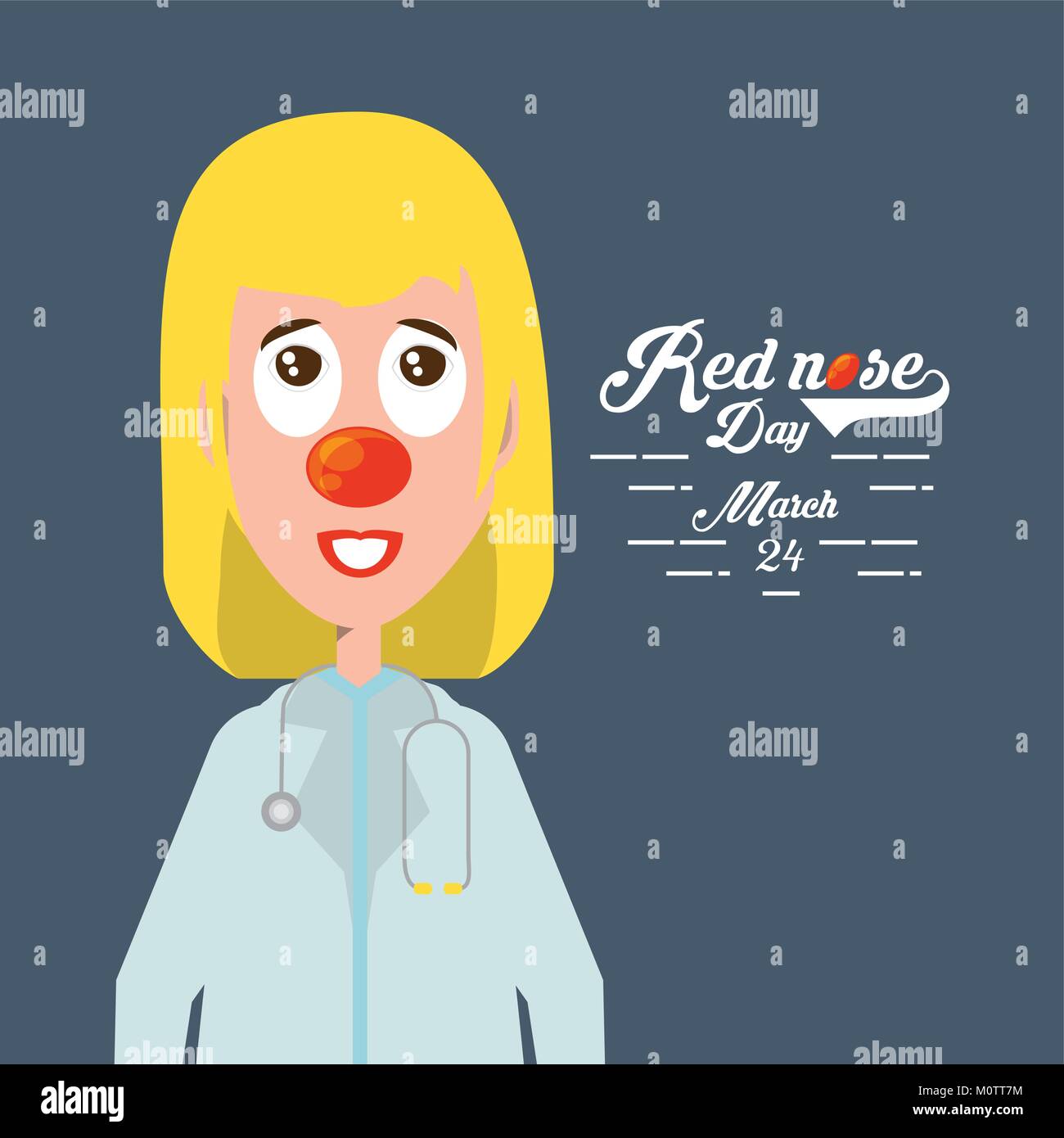 Red nose day design Stock Vector Image & Art - Alamy