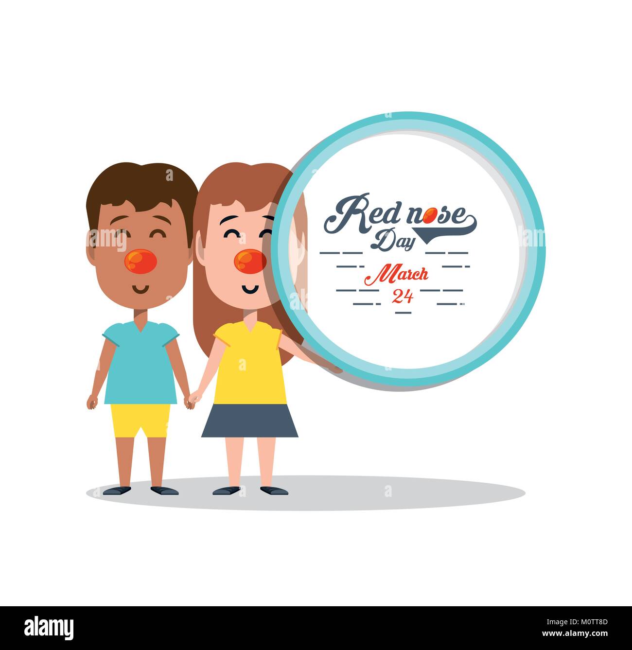 Red nose day design Stock Vector Image & Art - Alamy