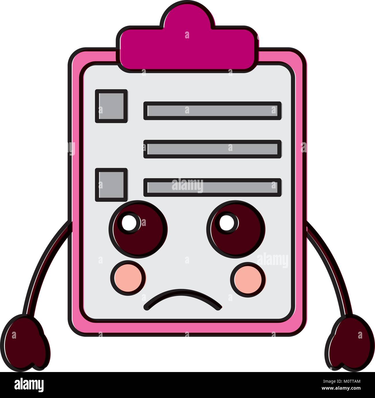 Sad note Stock Vector Images - Alamy