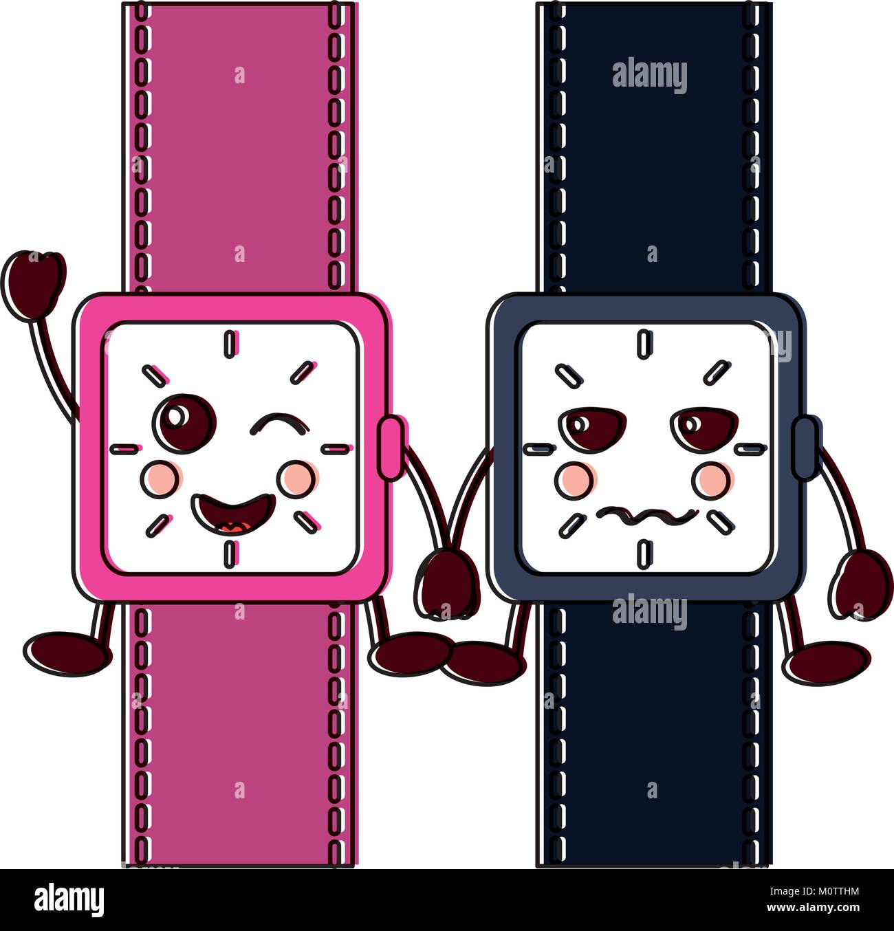 watches kawaii icon image Stock Vector Image & Art - Alamy