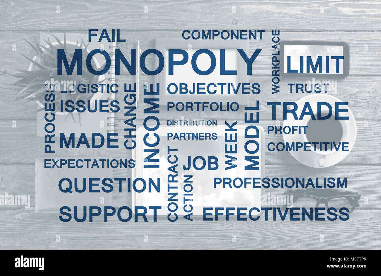 Modern workplace concept Stock Photo - Alamy