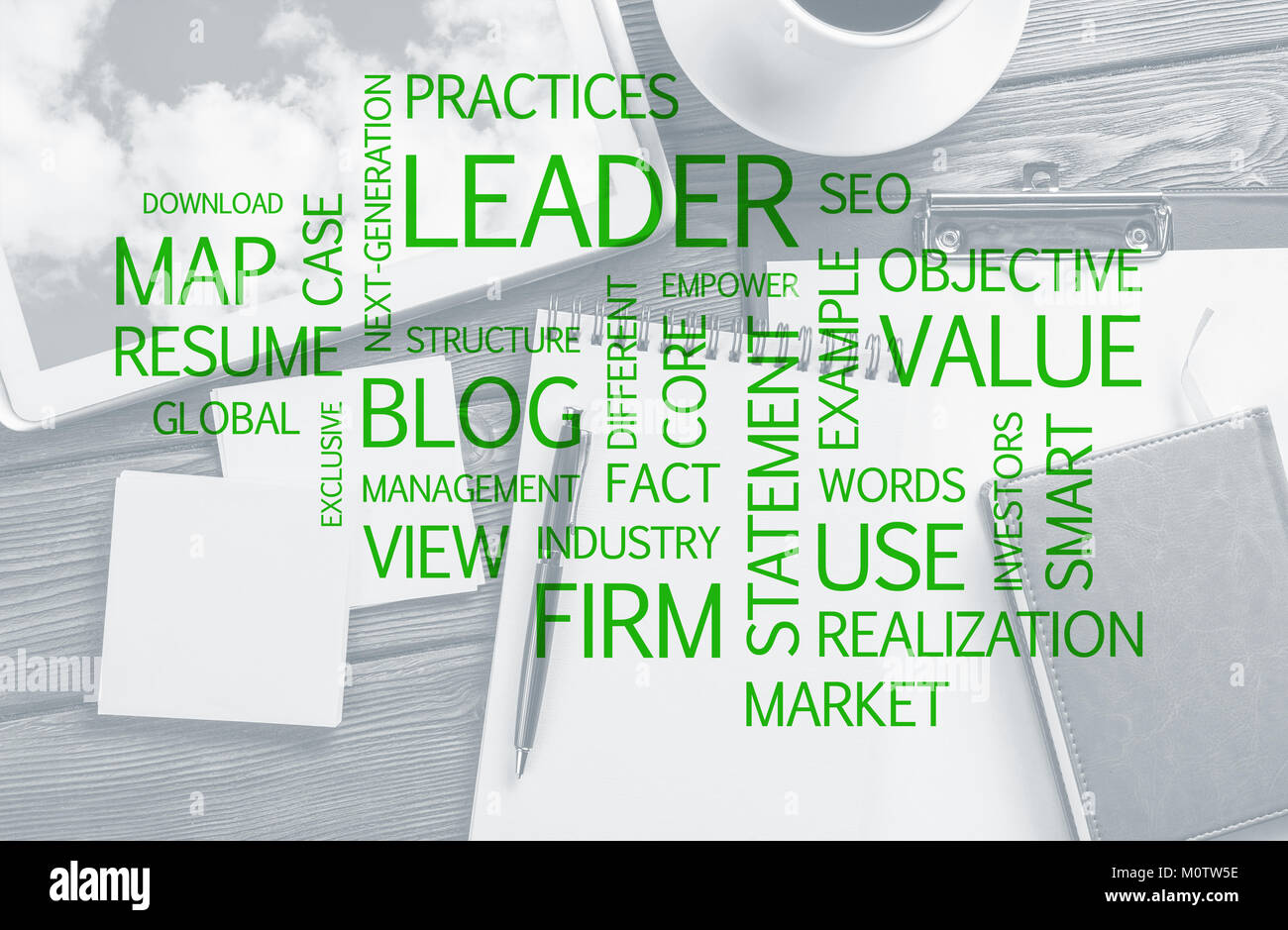 Modern workplace concept Stock Photo - Alamy