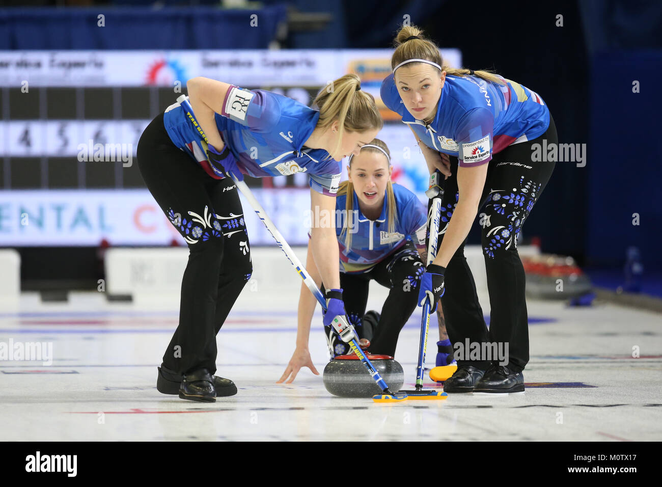 London, Ontario, Canada, Jan 11-14 2018 Western Fair sports complex ...