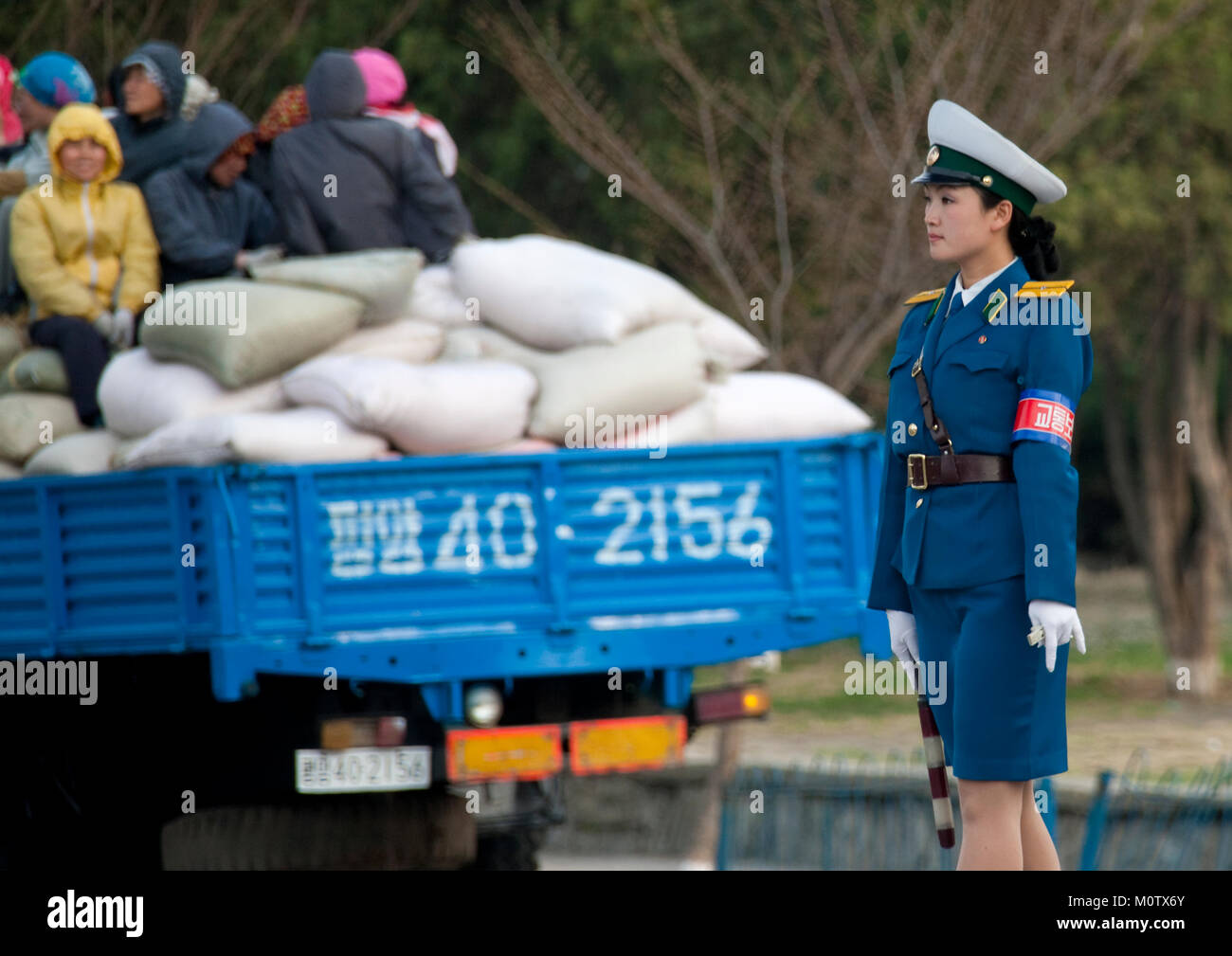Traffic police in pyongyang hi-res stock photography and images - Alamy
