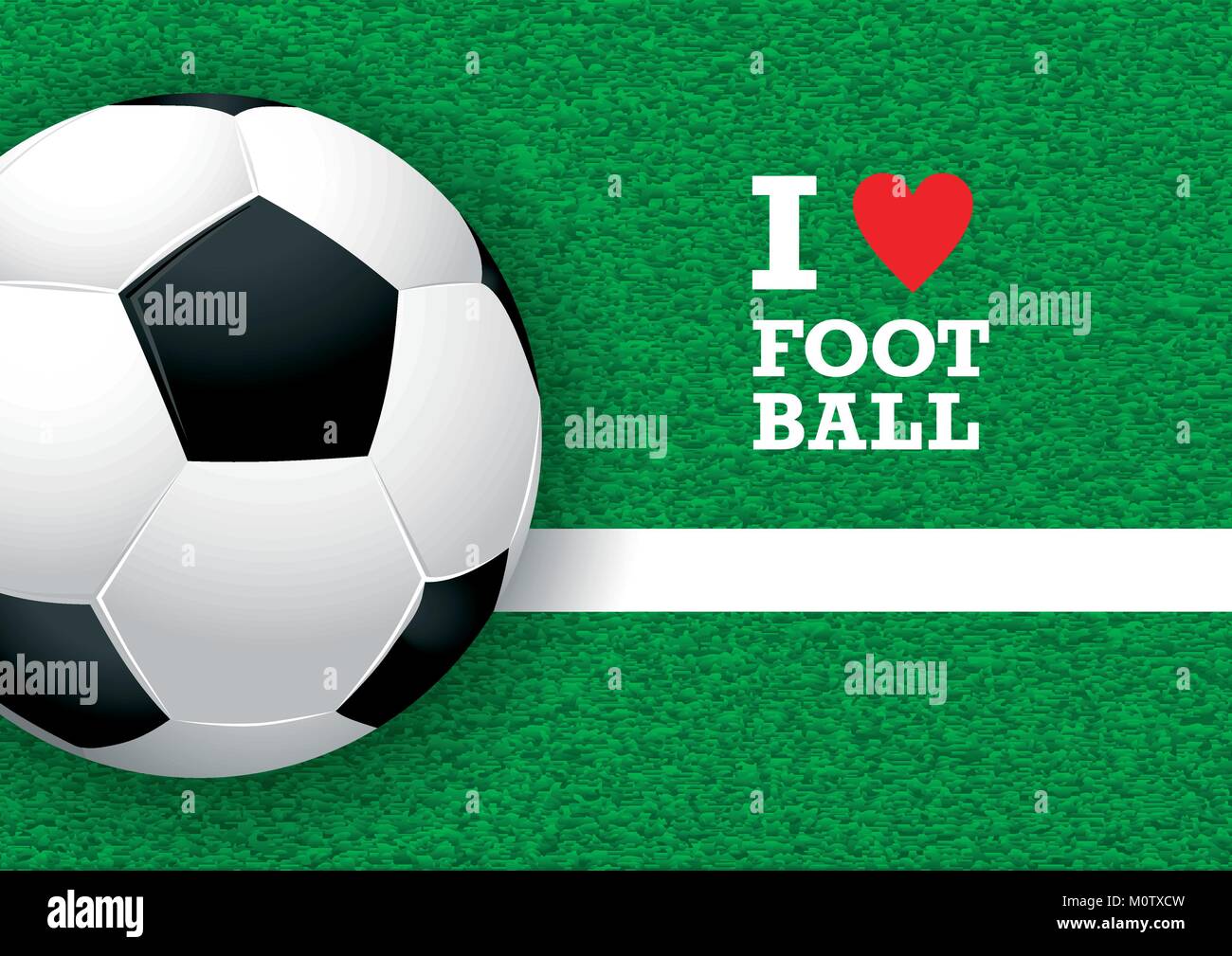 Vector background football theme. The stylized image of a football ball ...
