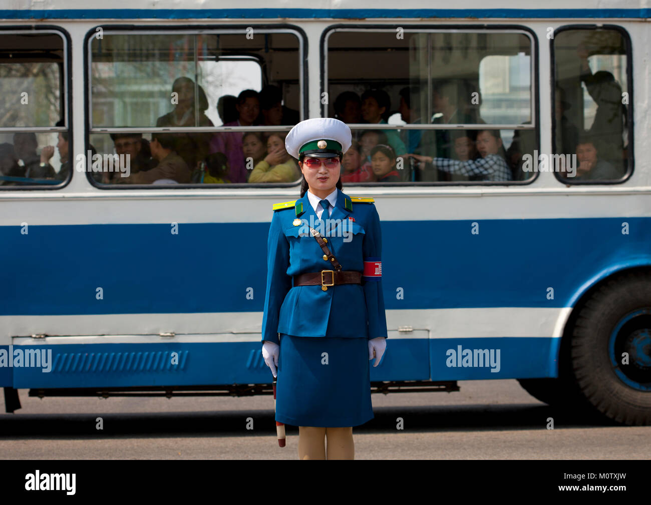 Traffic police in pyongyang hi-res stock photography and images - Alamy