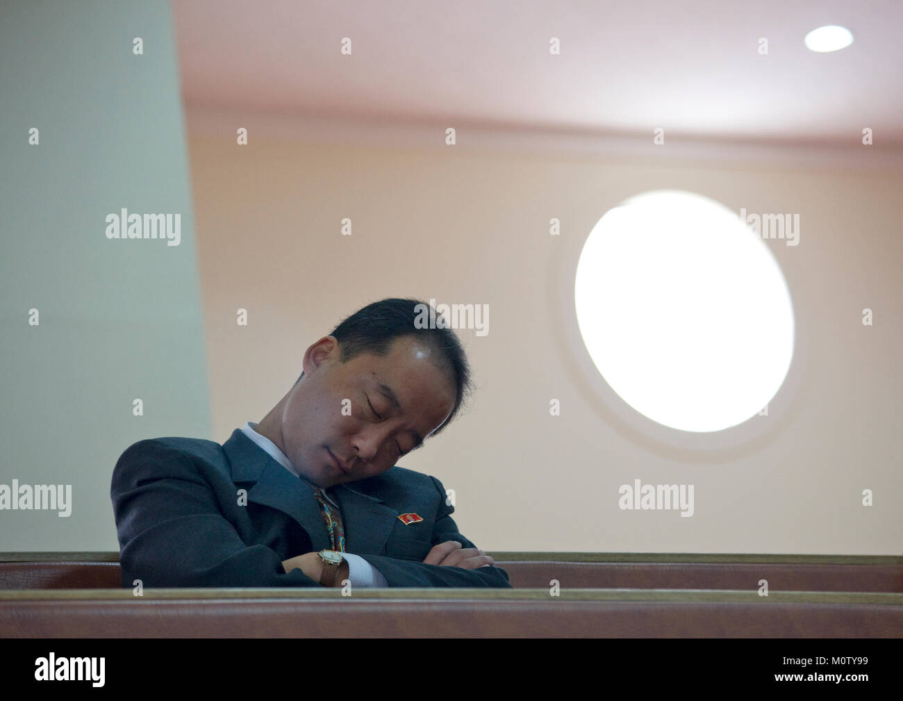 North Korean official sleeping in protestant Bongsu church, Pyongan ...