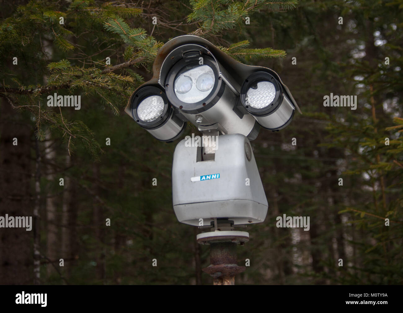 Cctv in the former secret camp of the Korean resistance against ...