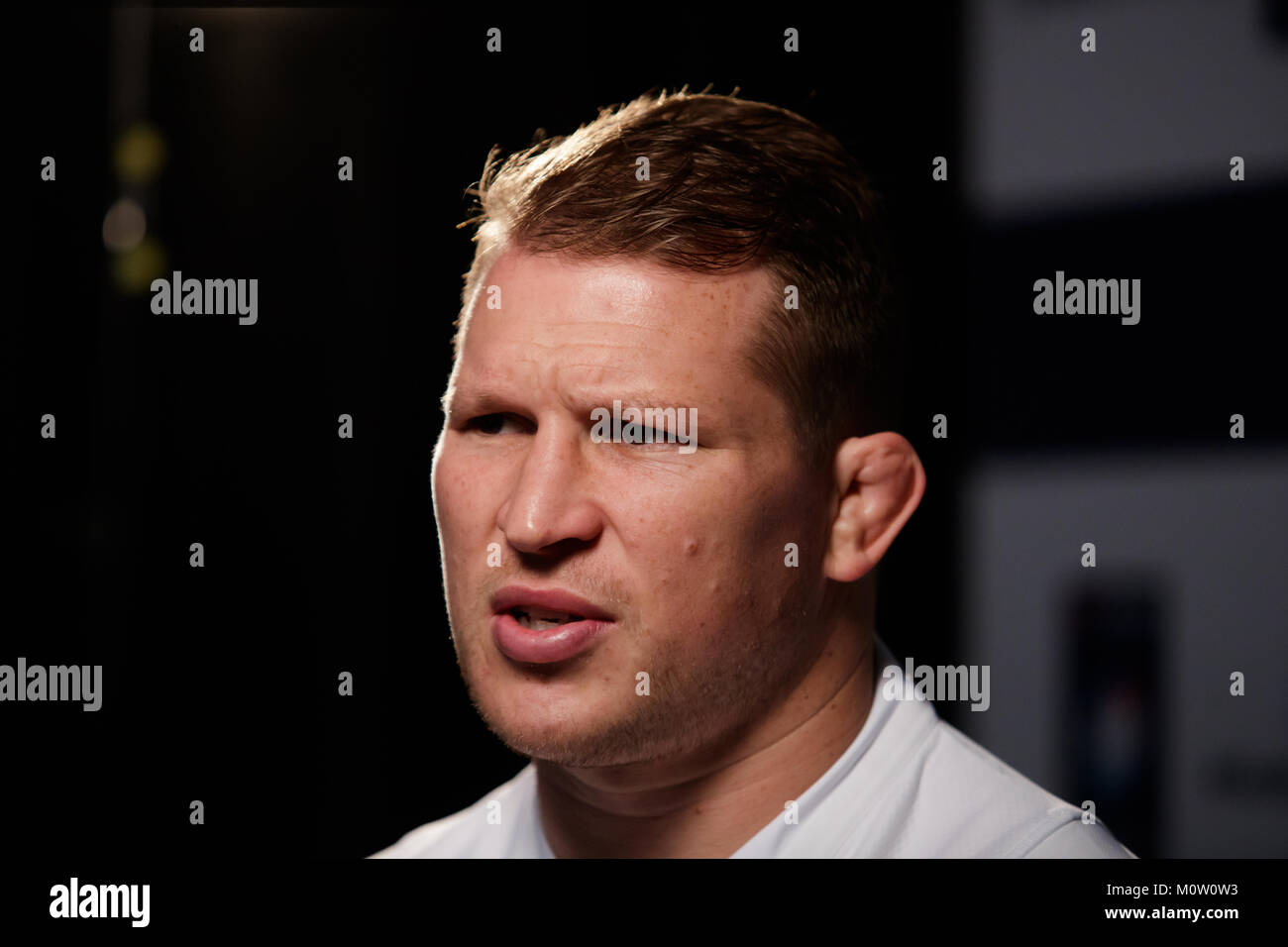 England's captain Dylan Hartley during the Natwest 6 Nations Launch at ...