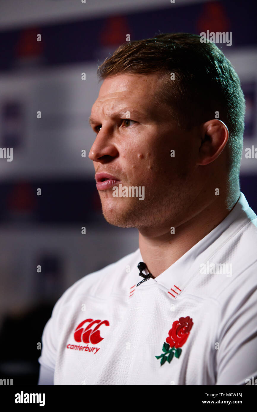 Englands captain dylan hartley hi-res stock photography and images - Alamy