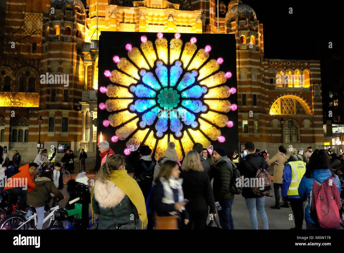 Lumiere light festival london hi-res stock photography and images - Alamy