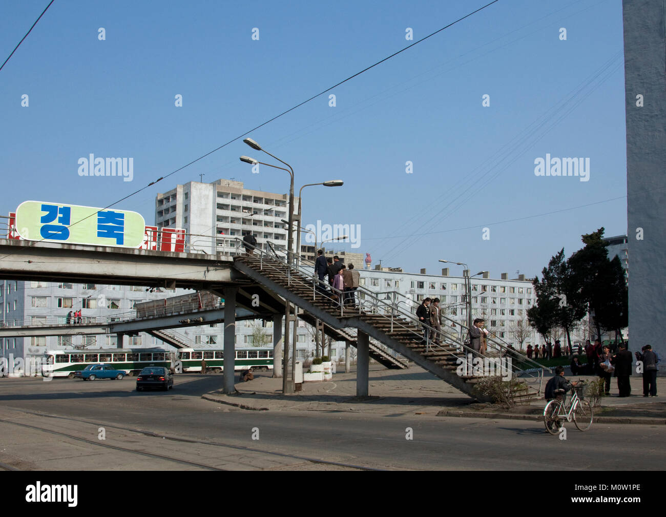 Bicycle bridge script for a western hi-res stock photography and images ...