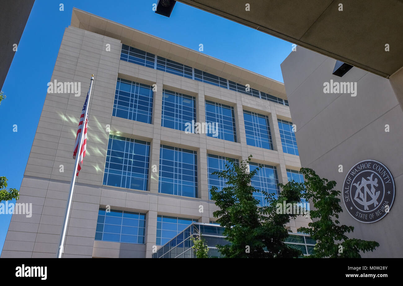 Washoe County Courthouse in Reno Nevada Stock Photo - Alamy