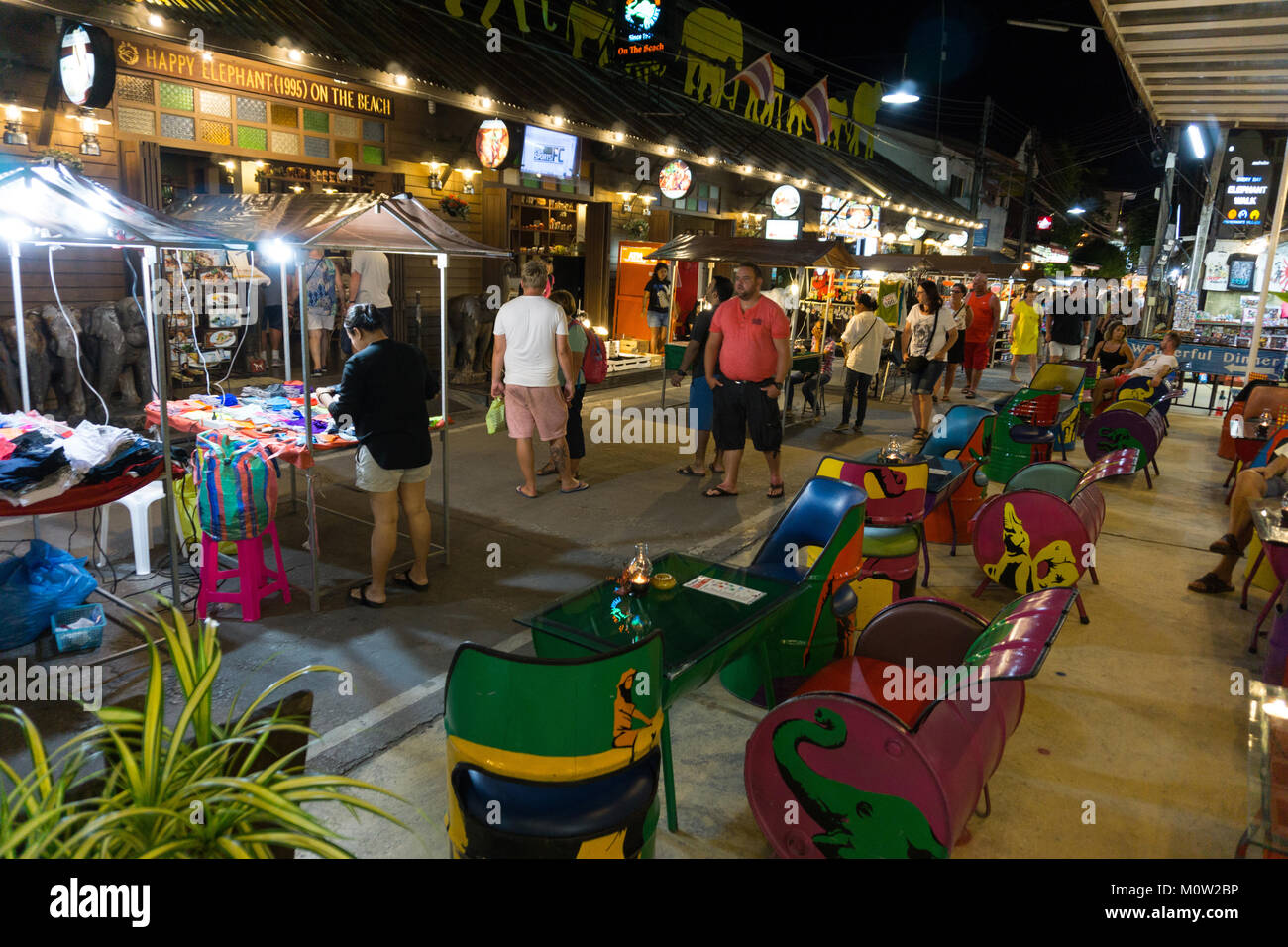 Asia,Thailand,Koh Samui island,Fisherman's Village Bophut Stock Photo ...