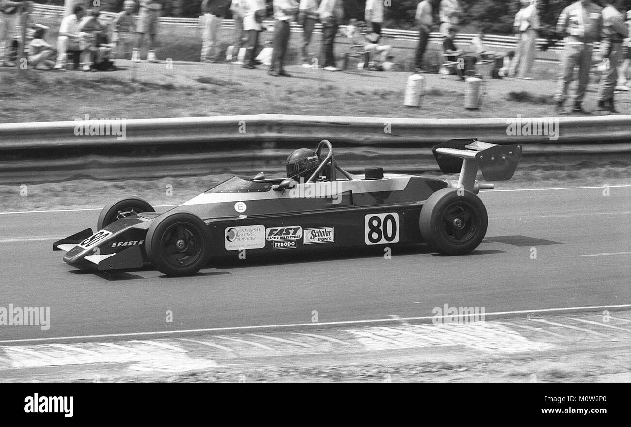 American F1 race car designer Steve Nichols racing for pleasure Stock ...