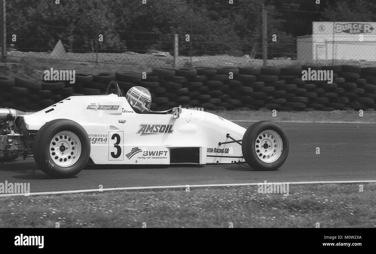 Jamie Spence racing driver, 1992 Stock Photo - Alamy