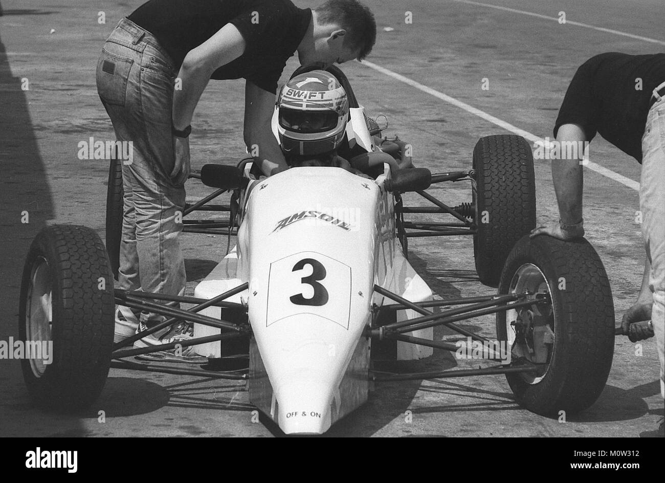 Jamie Spence racing driver, 1992 Stock Photo - Alamy