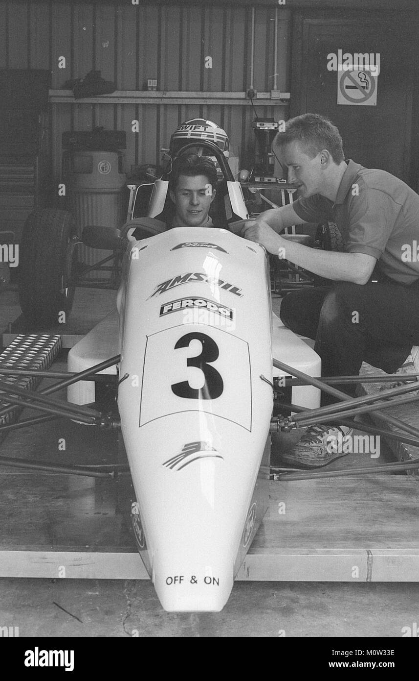 Jamie Spence racing driver, 1992 Stock Photo - Alamy