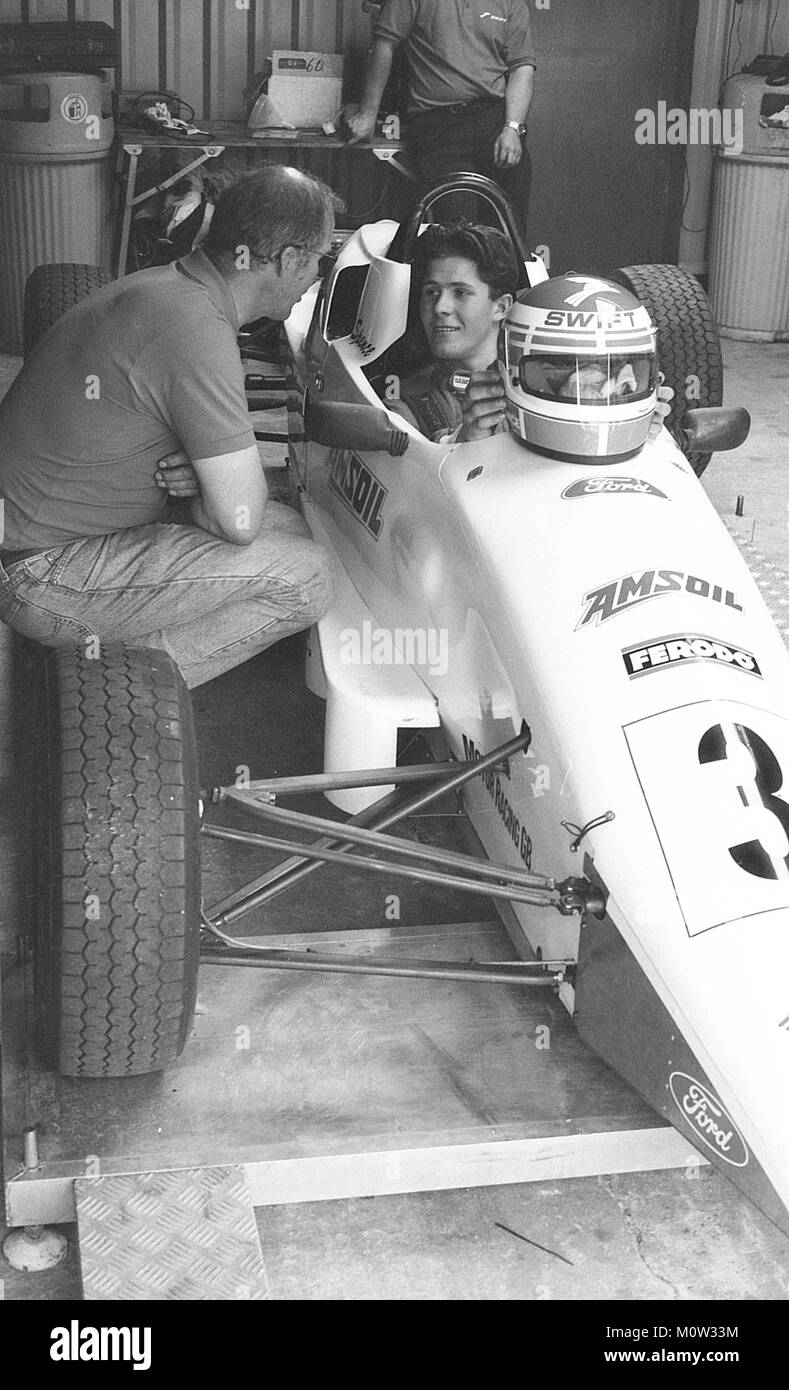 Jamie Spence racing driver, 1992 Stock Photo - Alamy