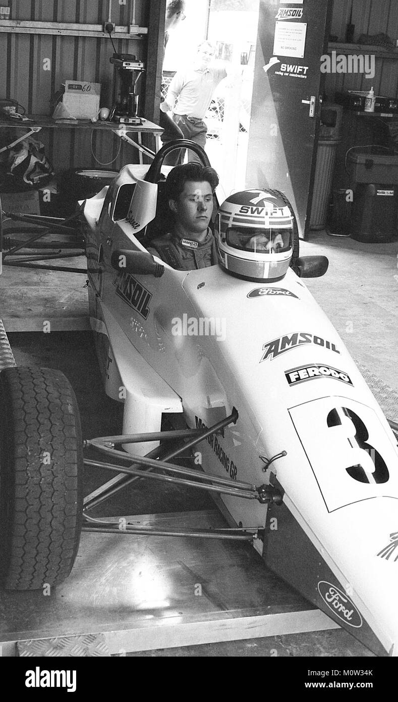 Jamie Spence racing driver, 1992 Stock Photo - Alamy