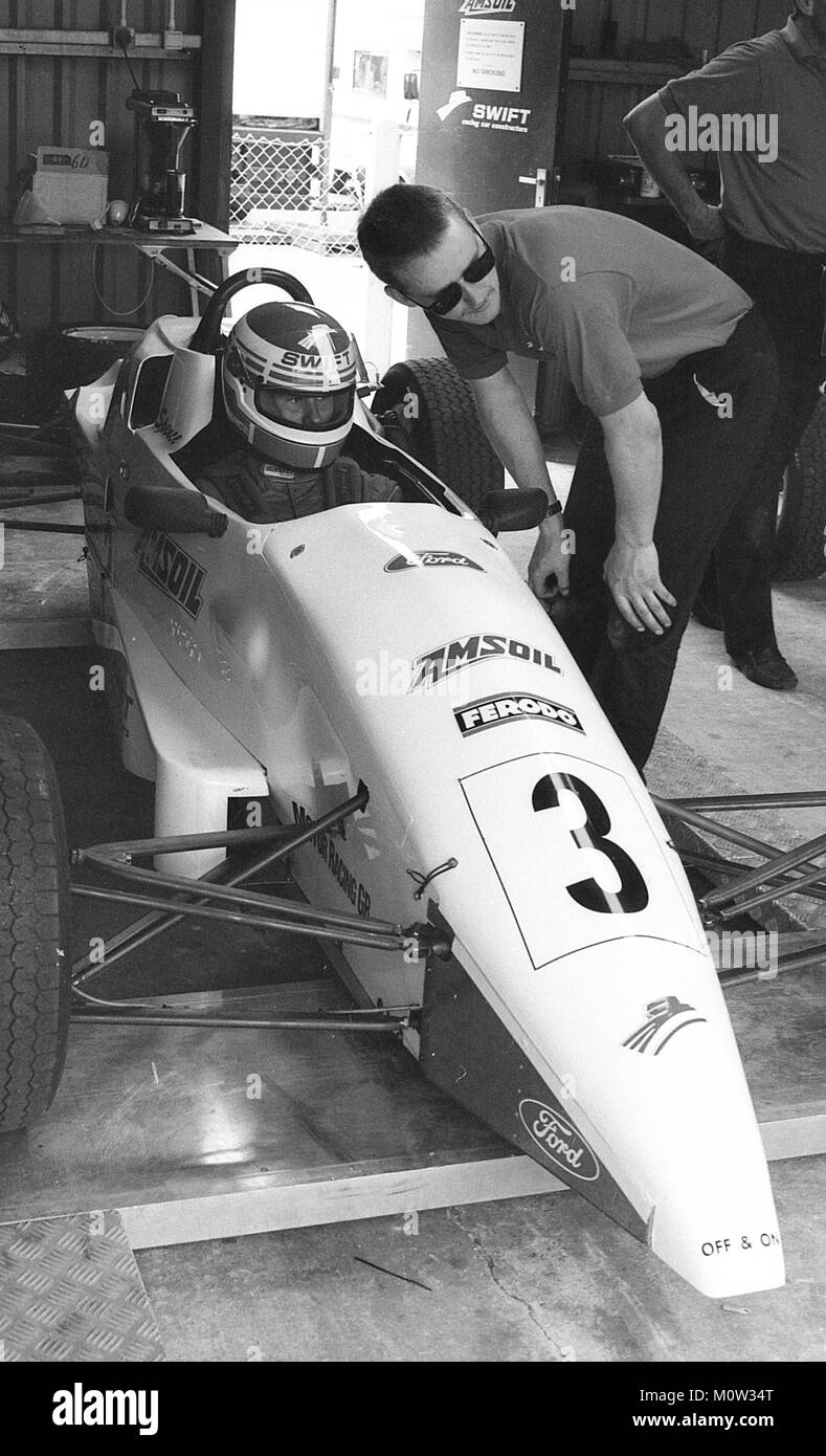 Jamie Spence racing driver, 1992 Stock Photo - Alamy