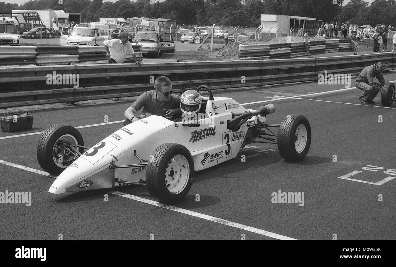 Jamie Spence racing driver, 1992 Stock Photo - Alamy