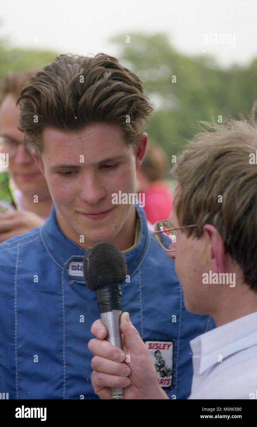 Jamie Spence racing driver, 1992 Stock Photo - Alamy
