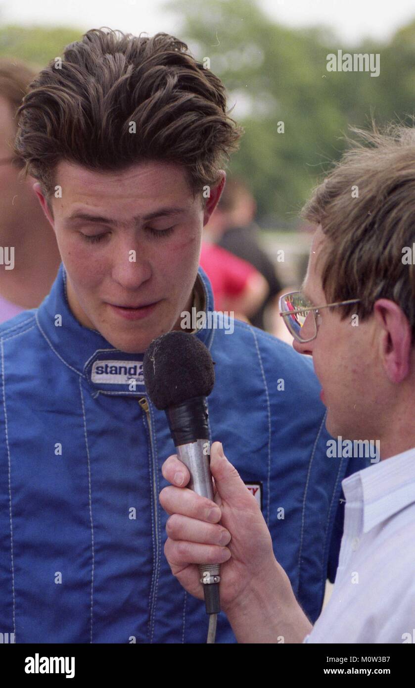 Jamie Spence racing driver, 1992 Stock Photo - Alamy