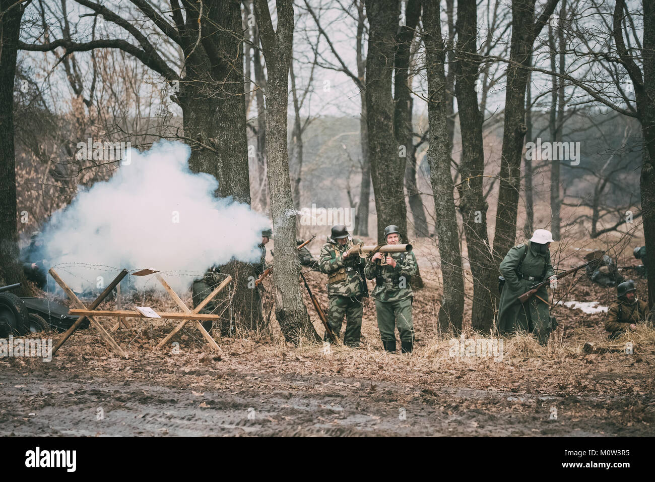 The panzerschreck anti tank rocket launcher High Resolution Stock ...
