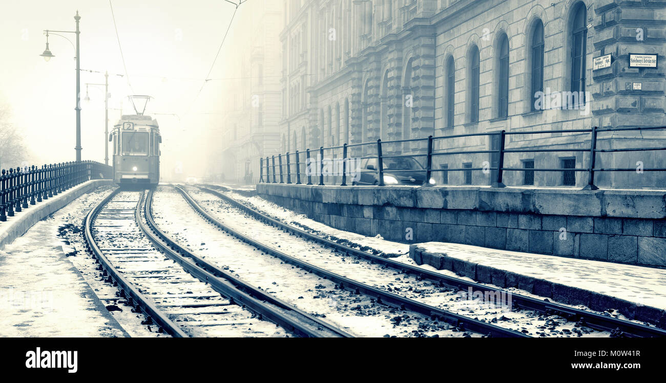 Covered tram hi-res stock photography and images - Alamy