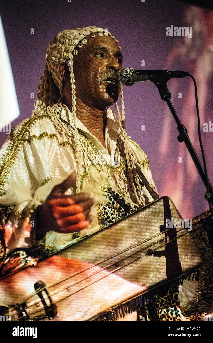 The Moroccan Gnawa musician and singer Maalem Omar Hayat (pictured ...