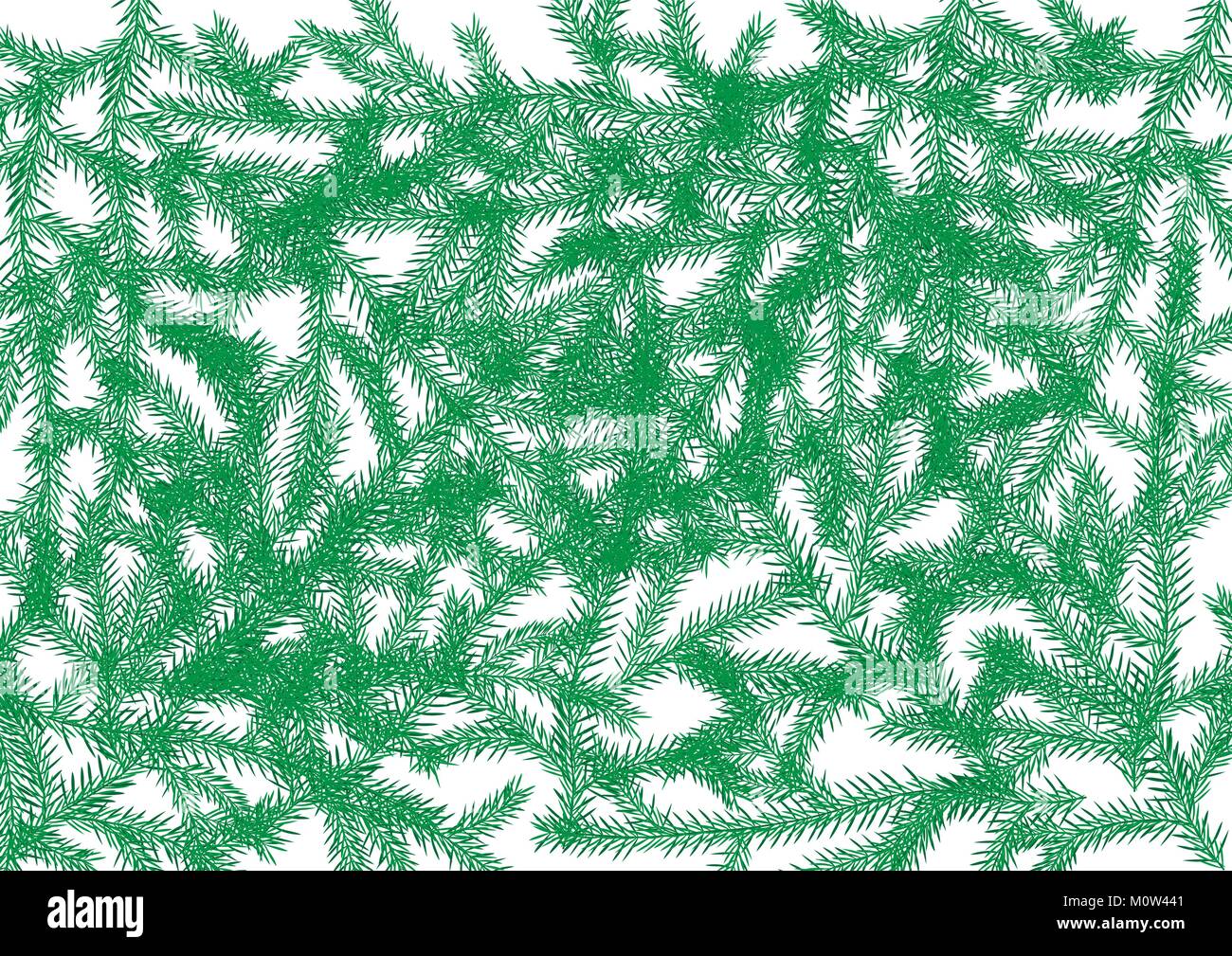 Background of Coniferous Tree Branches Stock Vector Image & Art - Alamy
