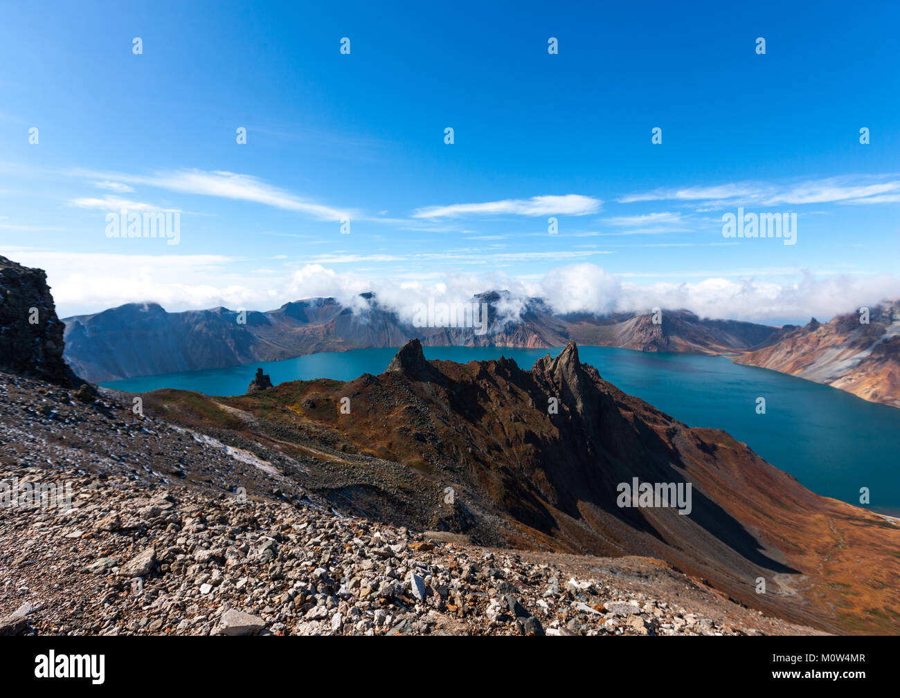 Paektu mountain range hi-res stock photography and images - Alamy