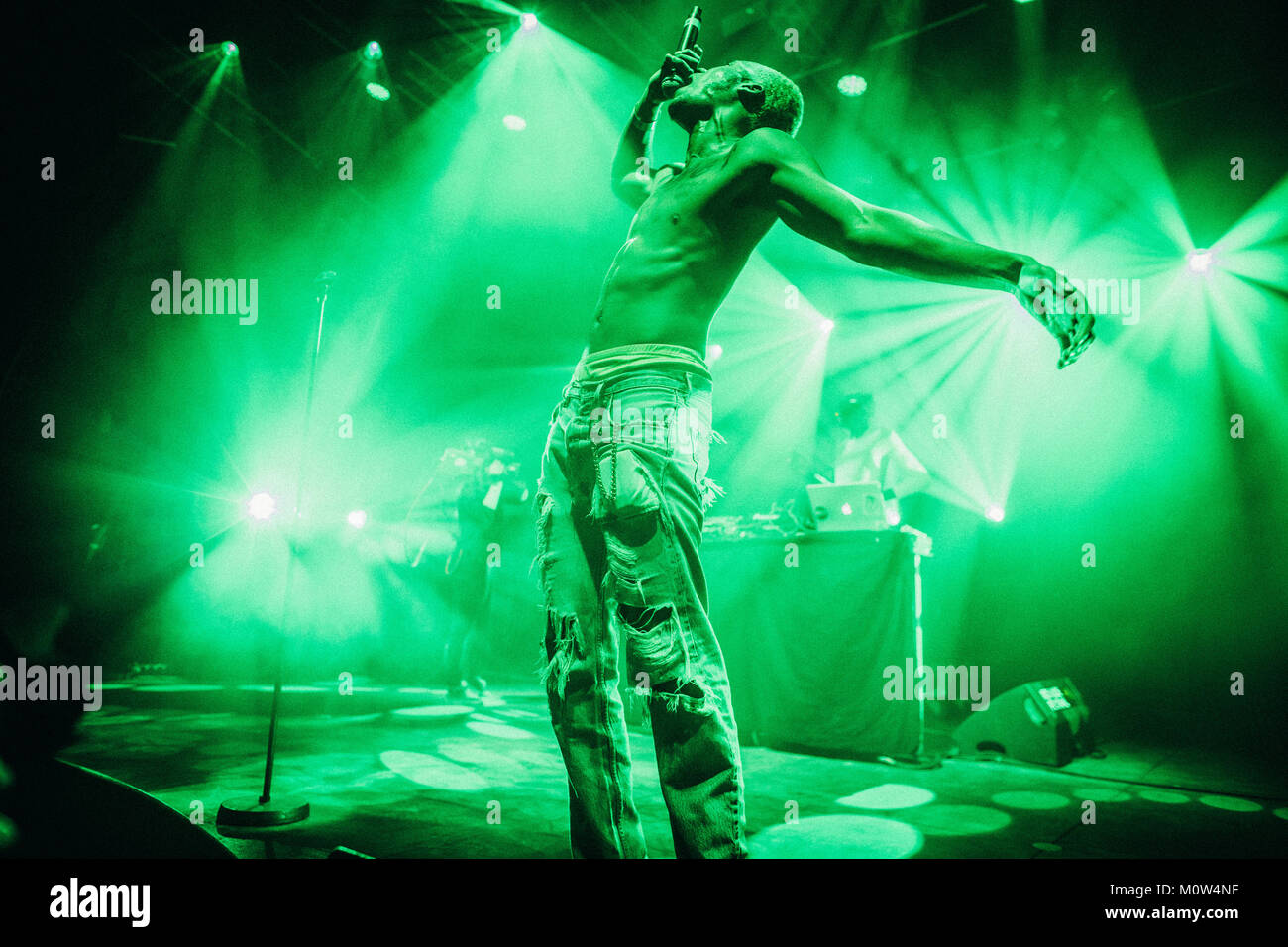 The American queer rapper and performance artist Psycho Egyptian ...