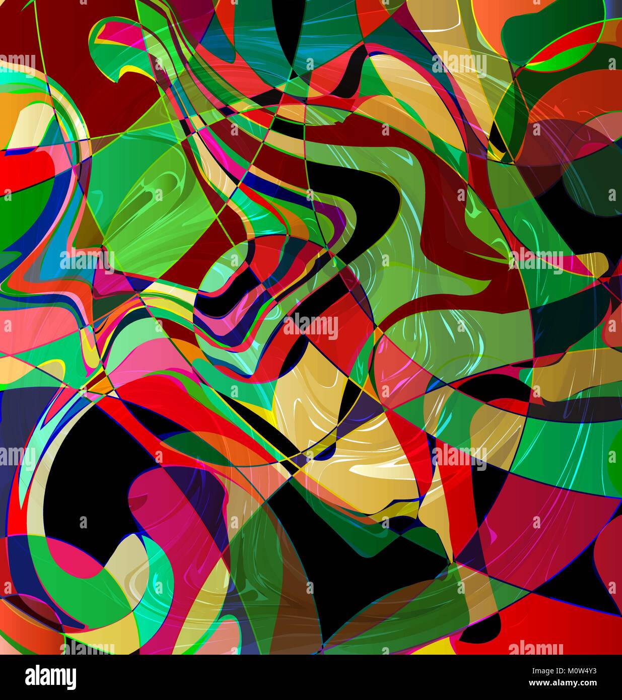 colored abstract image Stock Vector Image & Art - Alamy