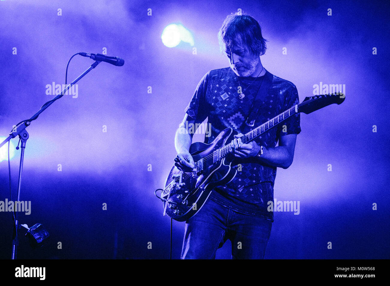 The British rock band Ride performs a live concert at the Polish music ...
