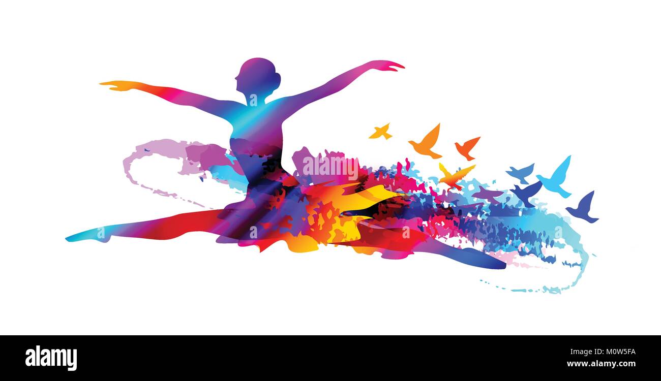 Dancer Leaping Clipart