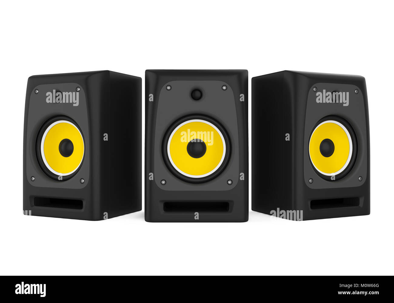 Audio Speakers Isolated Stock Photo - Alamy