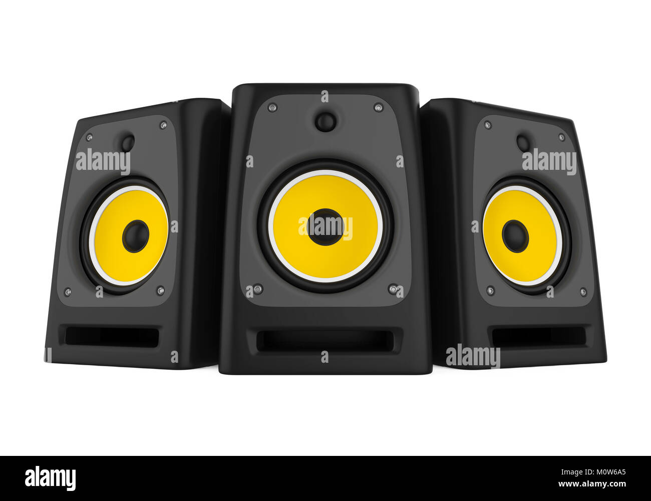 Audio Speakers Isolated Stock Photo - Alamy