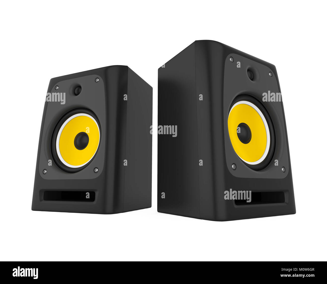 Audio Speakers Isolated Stock Photo - Alamy
