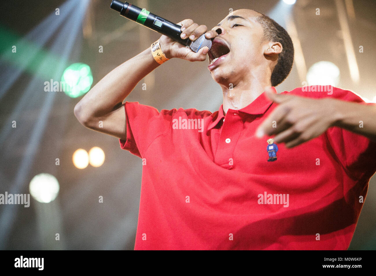 The American rapper and record producer Earl Sweatshirt performs a live ...