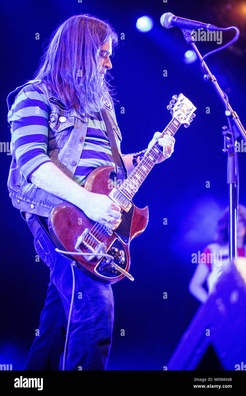 The English doom metal band Electric Wizard performs a live concert at ...