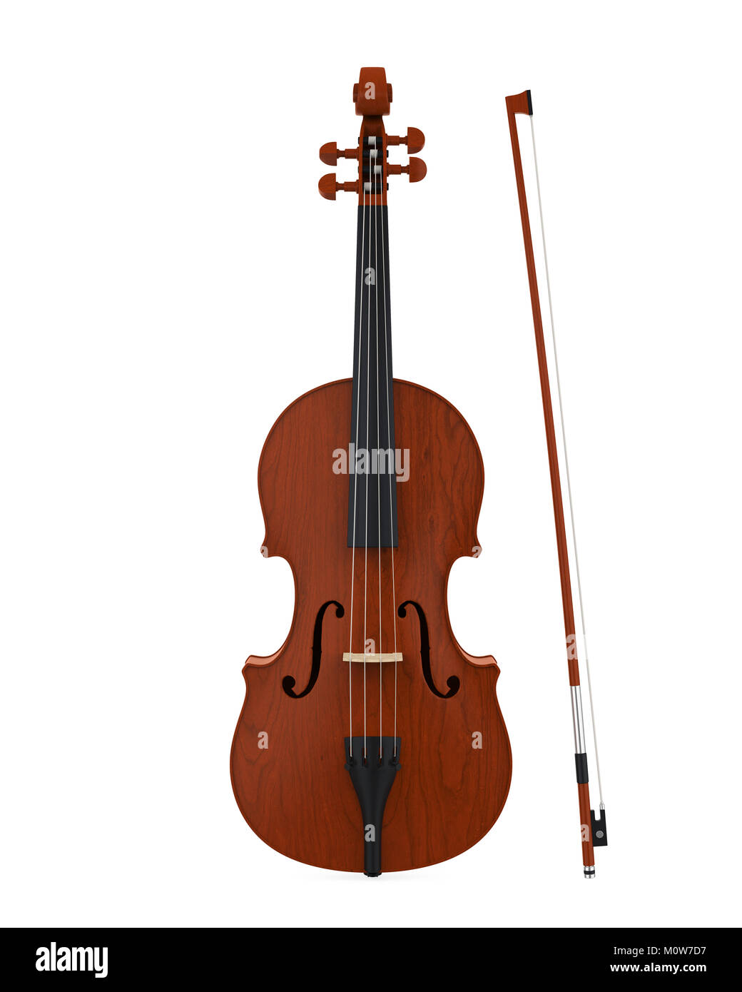 Musical instrument classical violin Cut Out Stock Images & Pictures - Alamy