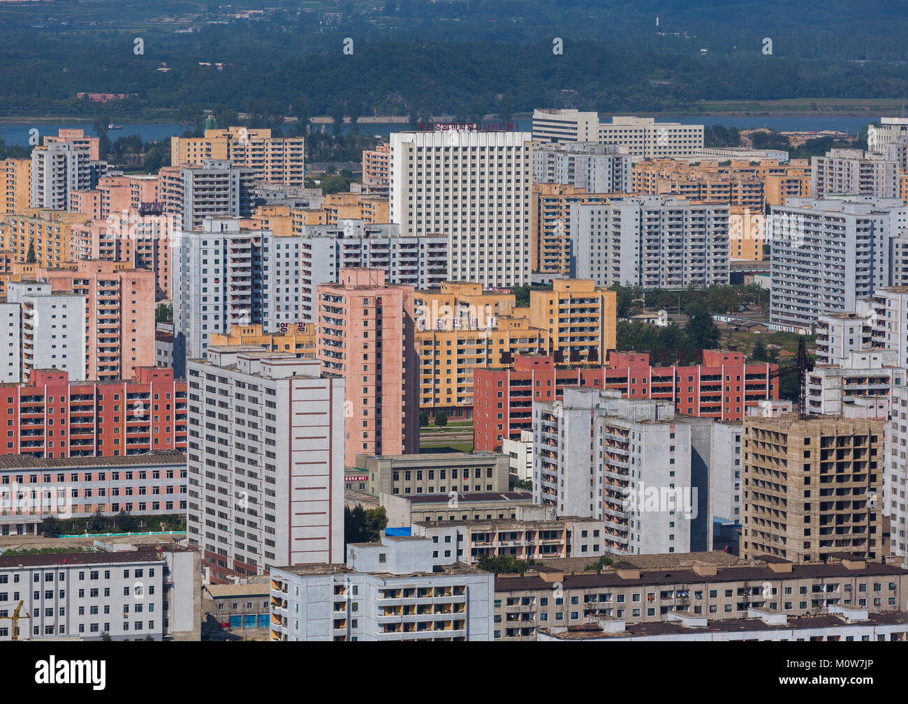 Pyongyang Modern City Apartments High Resolution Stock Photography and ...