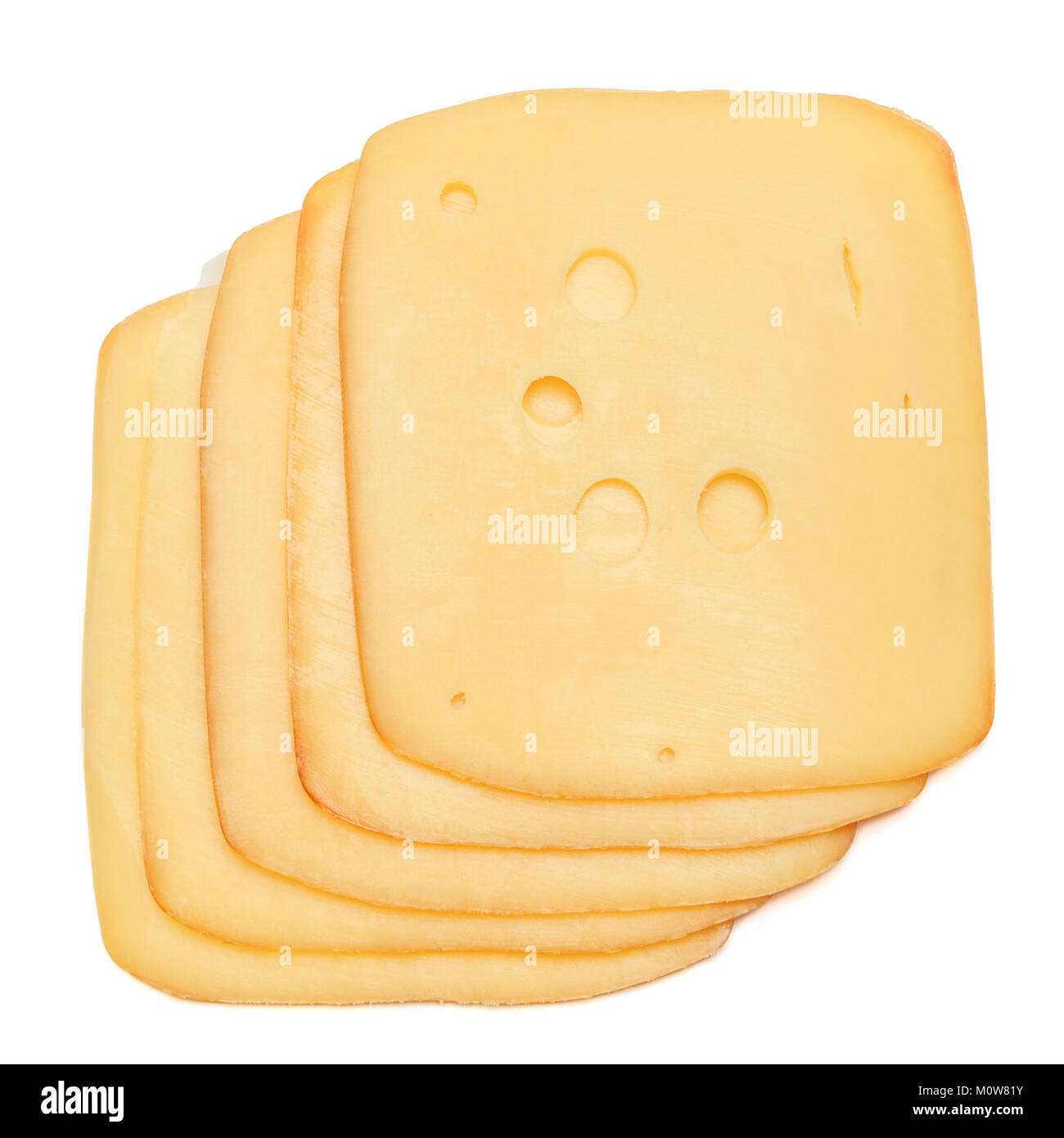 swiss cheese or cheddar on white background Stock Photo - Alamy