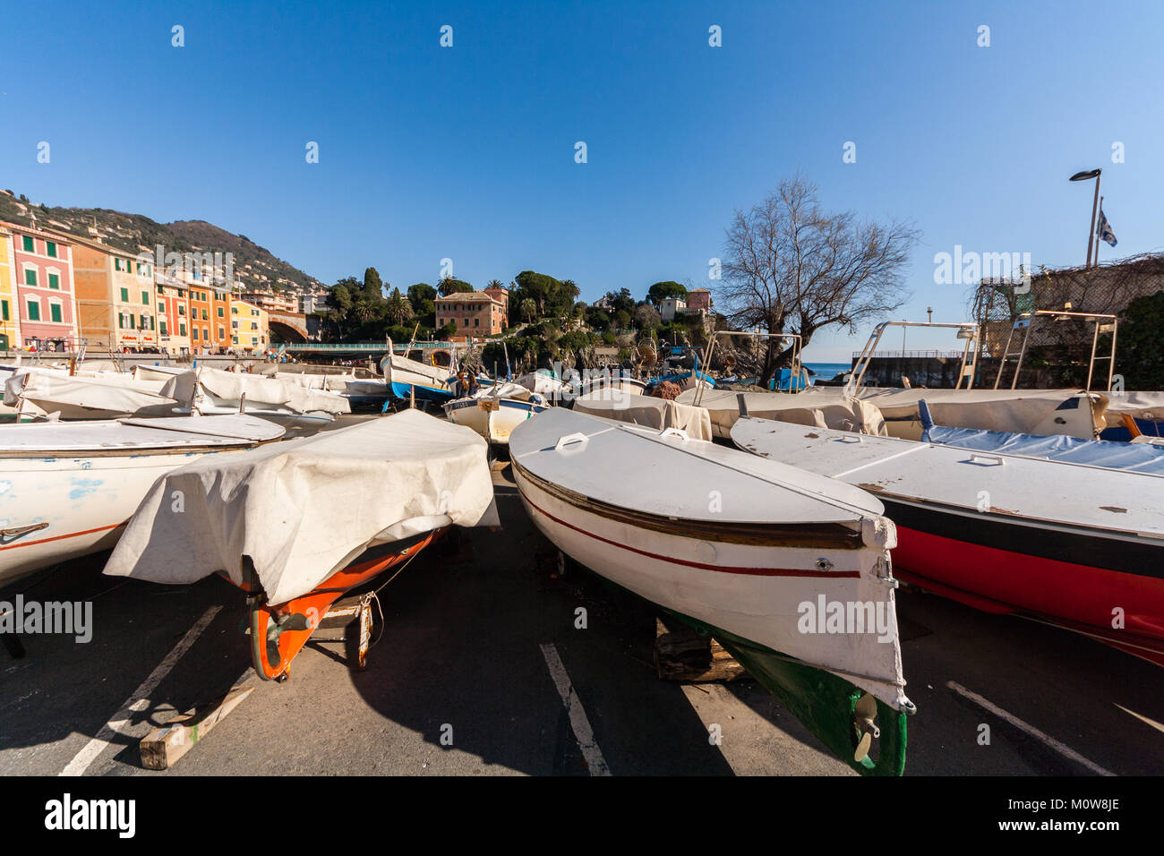 The center of Genova Nervi , Genoa , Ligurian Sea , Liguria , Italy ...