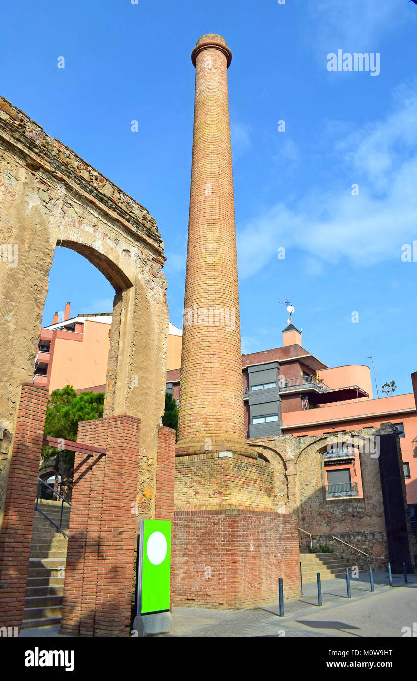 Traditional fireplace of old factory Stock Photo - Alamy