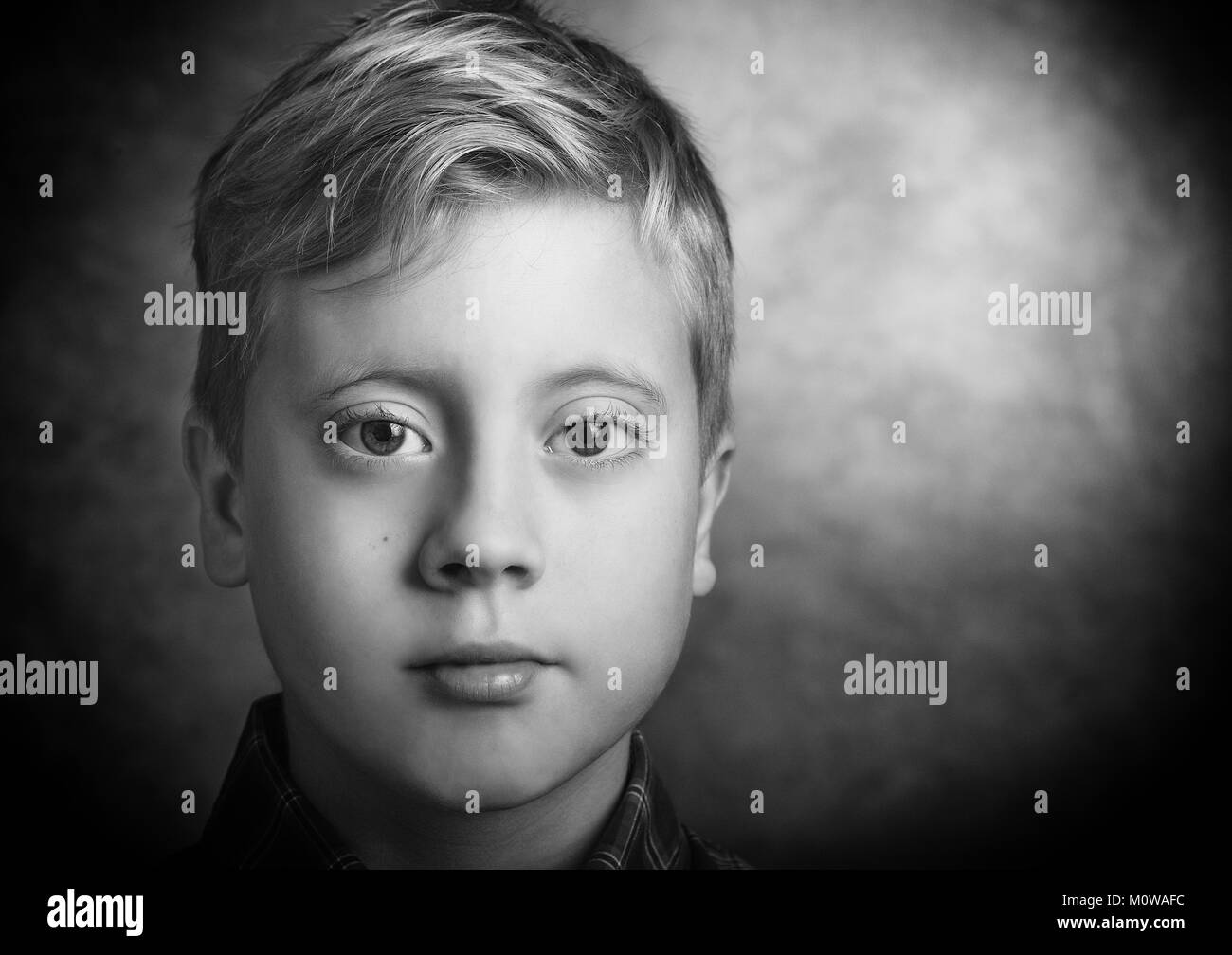 Cute teen boy studio portrait hi-res stock photography and images - Alamy