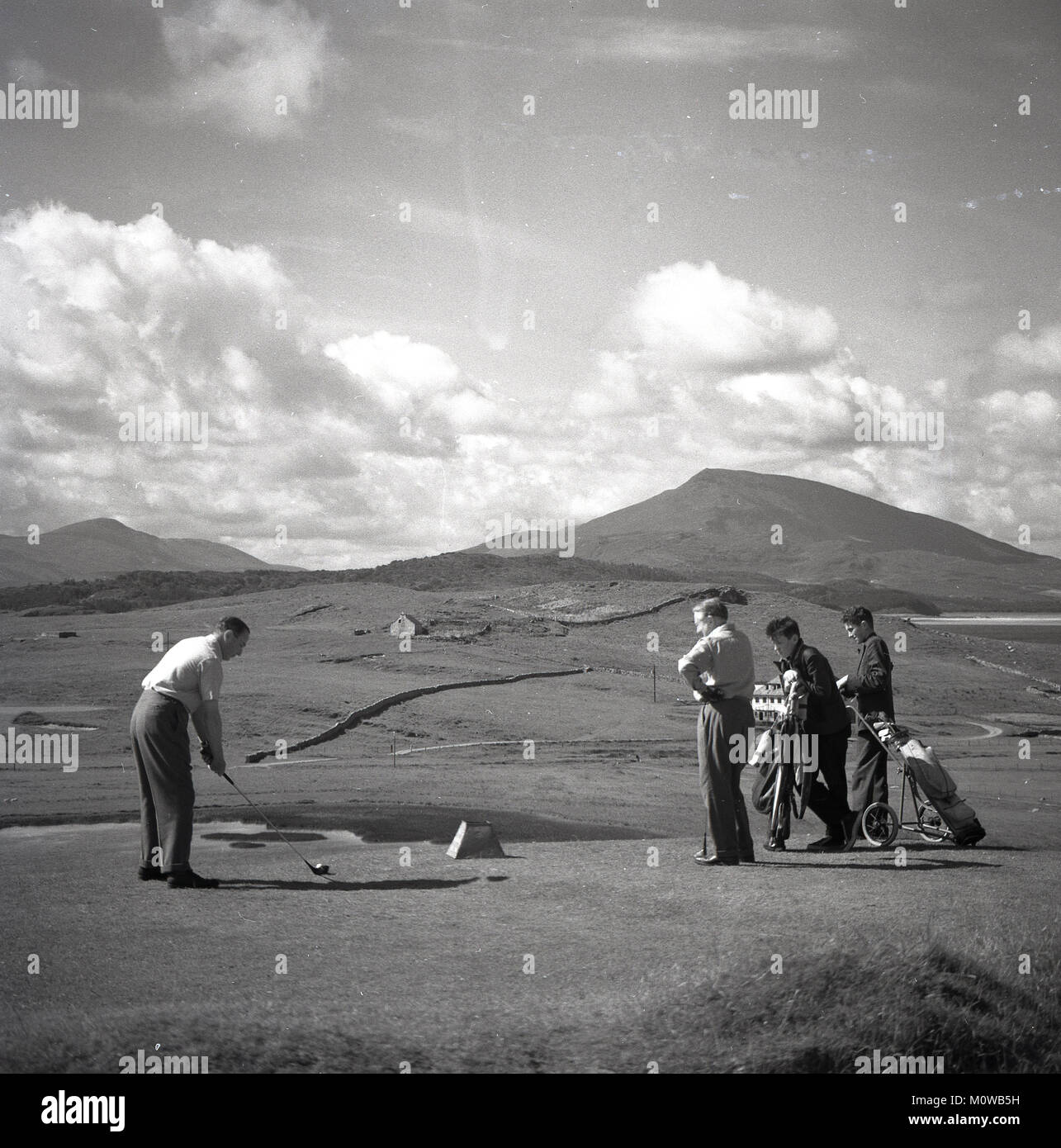 Golf Black And White